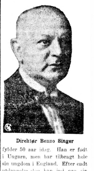Benno Singer – lokalhistoriewiki.no