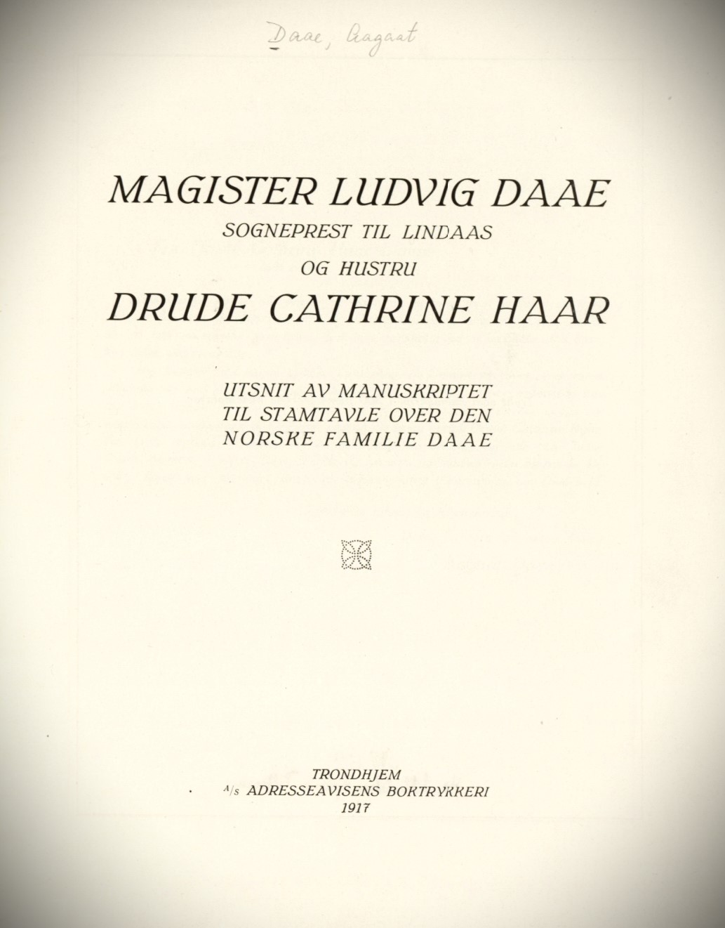 Drude Cathrine Haar (1739-1787) – lokalhistoriewiki.no