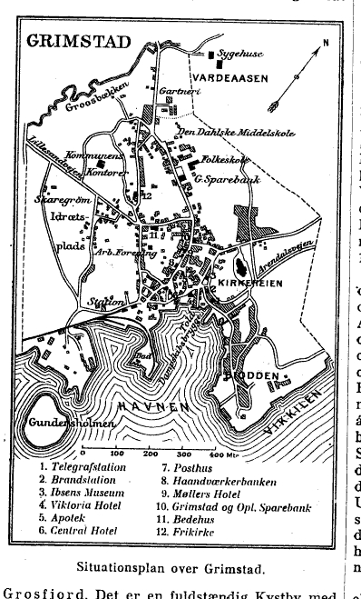 Kart - Tidslinje Grimstad – lokalhistoriewiki.no