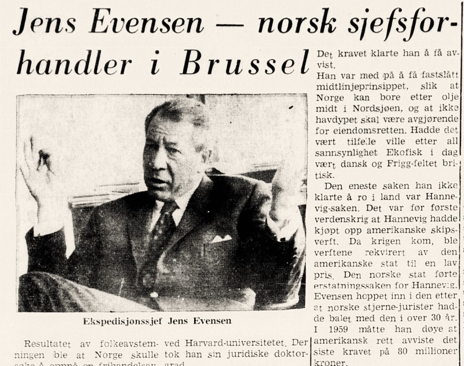 Jens Evensen (1917–2004) – lokalhistoriewiki.no