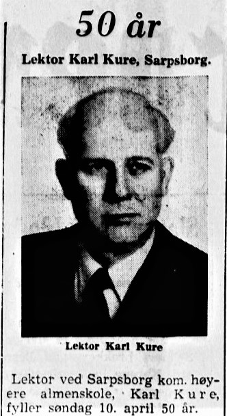 Karl Kure – lokalhistoriewiki.no