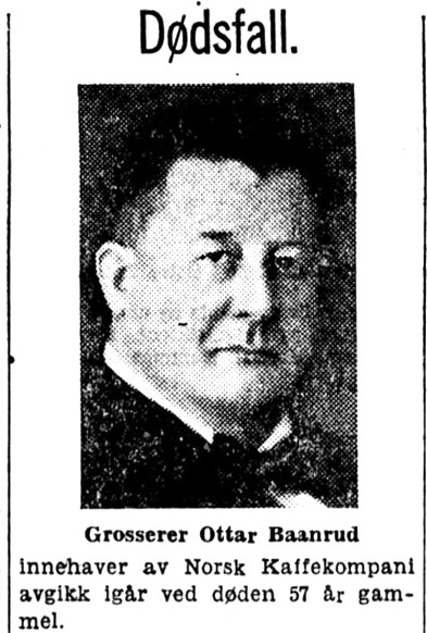 Ottar Baanrud (1877–1934) – lokalhistoriewiki.no