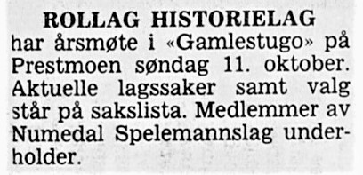 Rollag historielag – lokalhistoriewiki.no