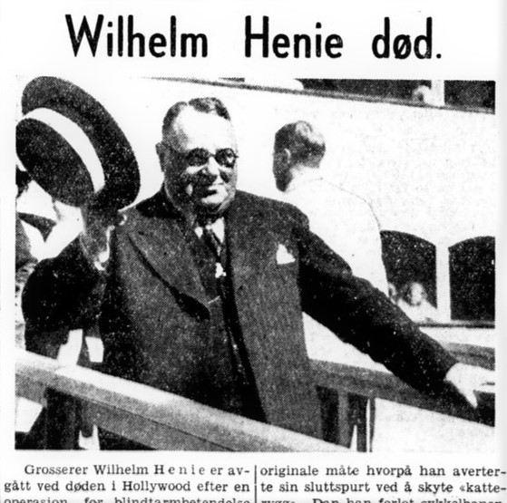 Wilhelm Henie – lokalhistoriewiki.no