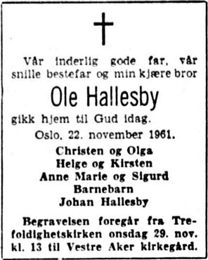 Ole Hallesby - lokalhistoriewiki.no