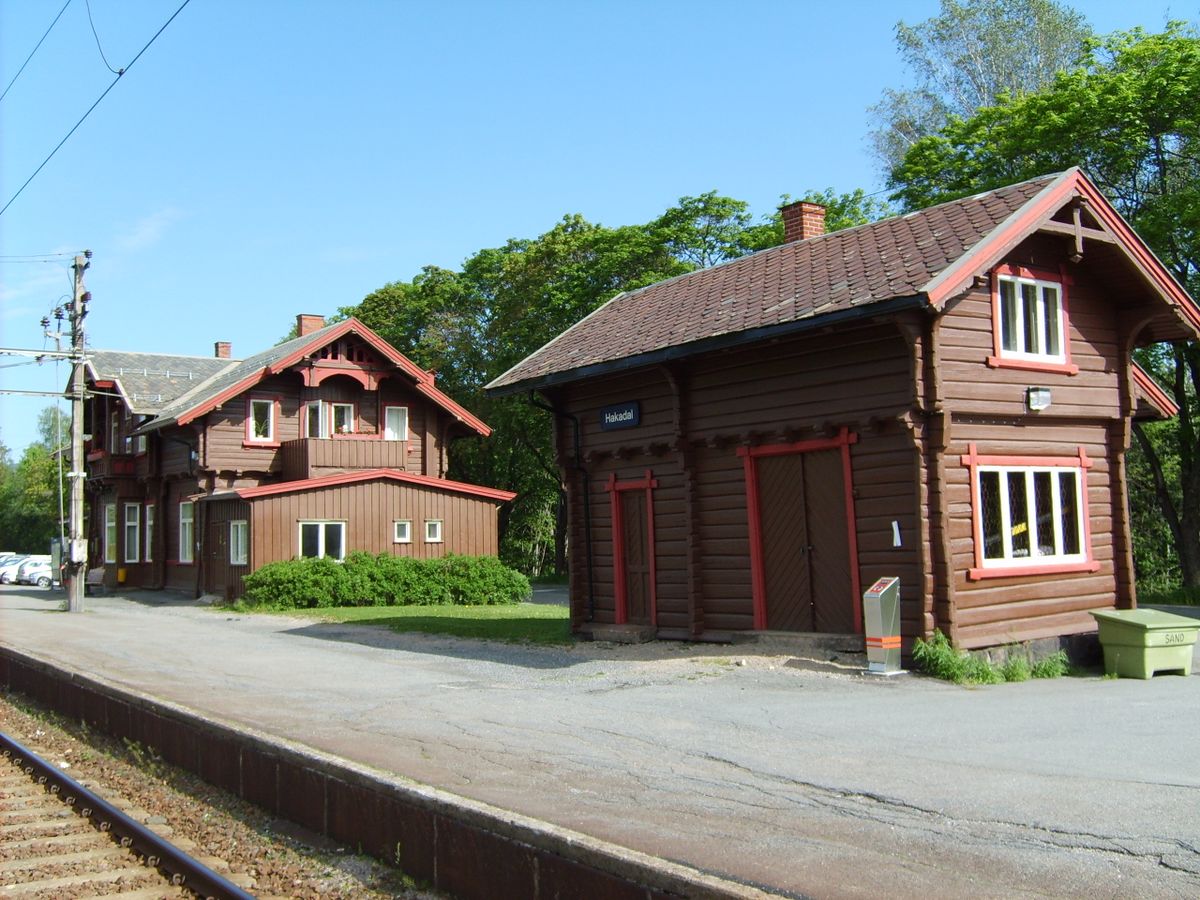 Hakadal stasjon – lokalhistoriewiki.no