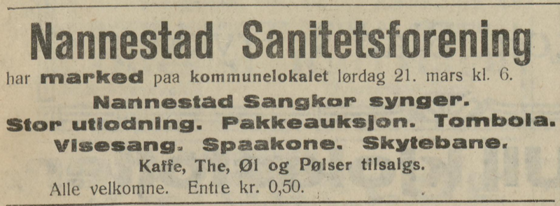 Nannestad sanitetsforening – lokalhistoriewiki.no