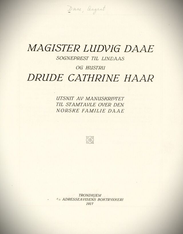 Drude Cathrine Haar (1739-1787) – lokalhistoriewiki.no