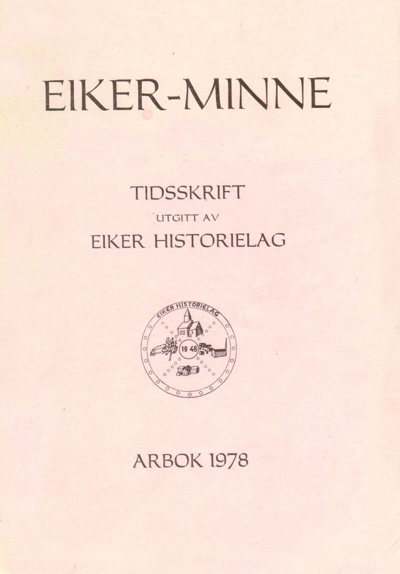 Eikerminne 1978 – lokalhistoriewiki.no