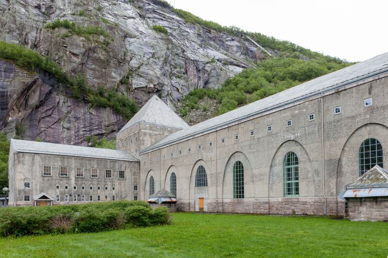 Glomfjord kraftverk – lokalhistoriewiki.no