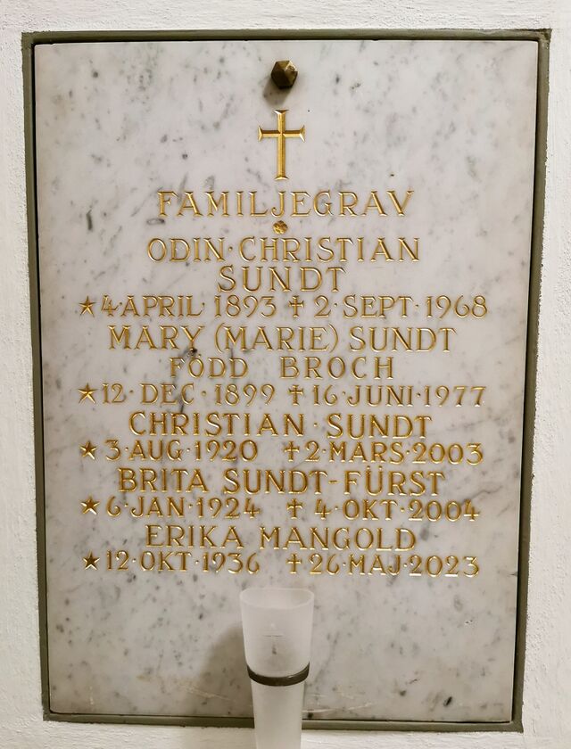 Mary Sundt (1899–1977) – lokalhistoriewiki.no