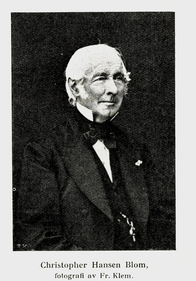 Christopher Hansen Blom – lokalhistoriewiki.no
