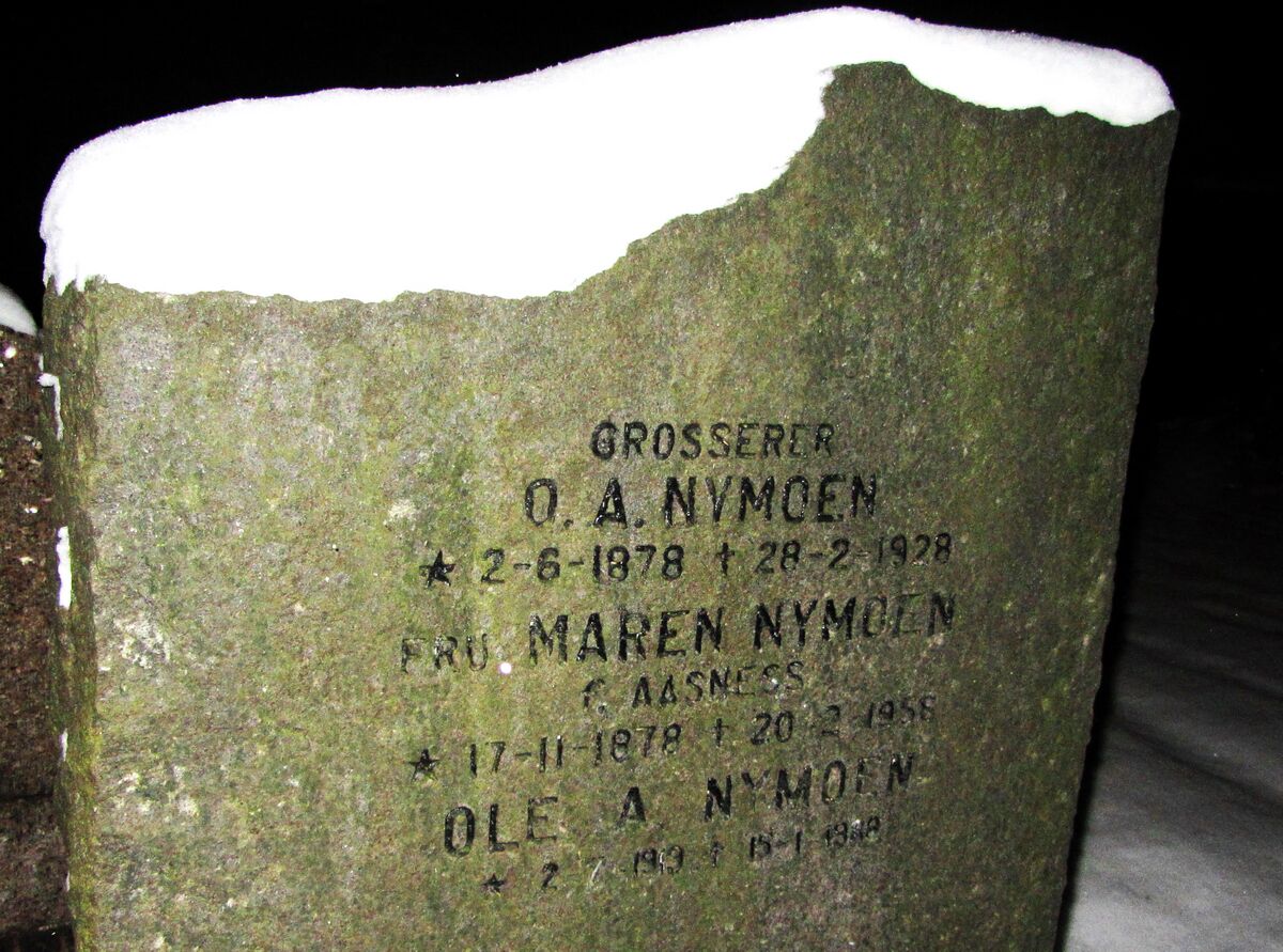 Ole Andreas Nymoen – lokalhistoriewiki.no