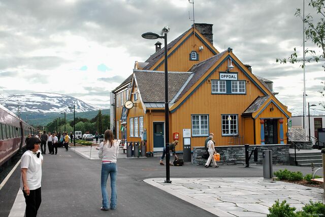 Oppdal stasjon – lokalhistoriewiki.no