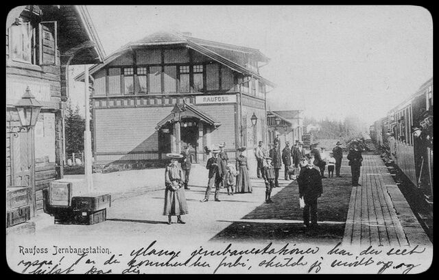 Raufoss stasjon – lokalhistoriewiki.no