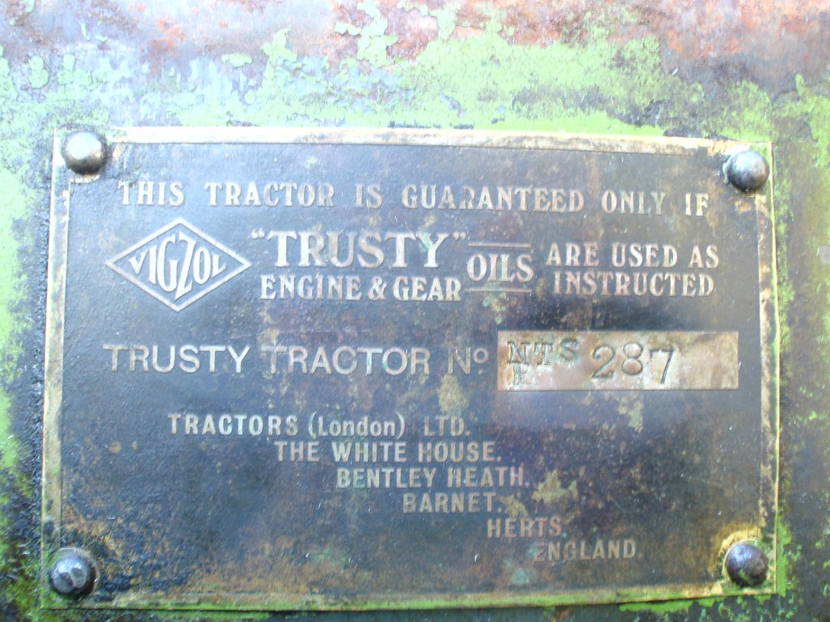 Trusty Steed Tractor NTS 287 Mk2, 1952-mod – lokalhistoriewiki.no